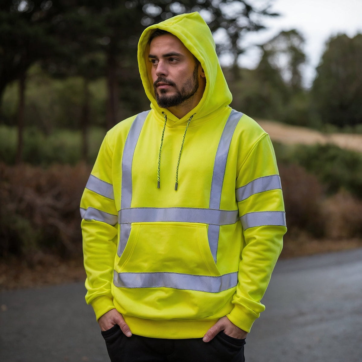Hi Vis Hoodies Yellow – Built Tough