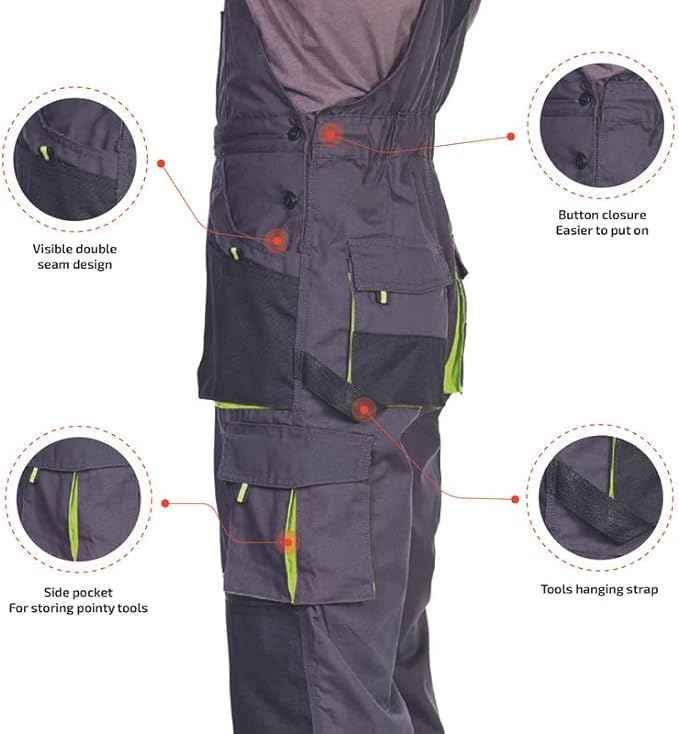 Decorators Bib and Brace Dungaree Overalls – Built Tough