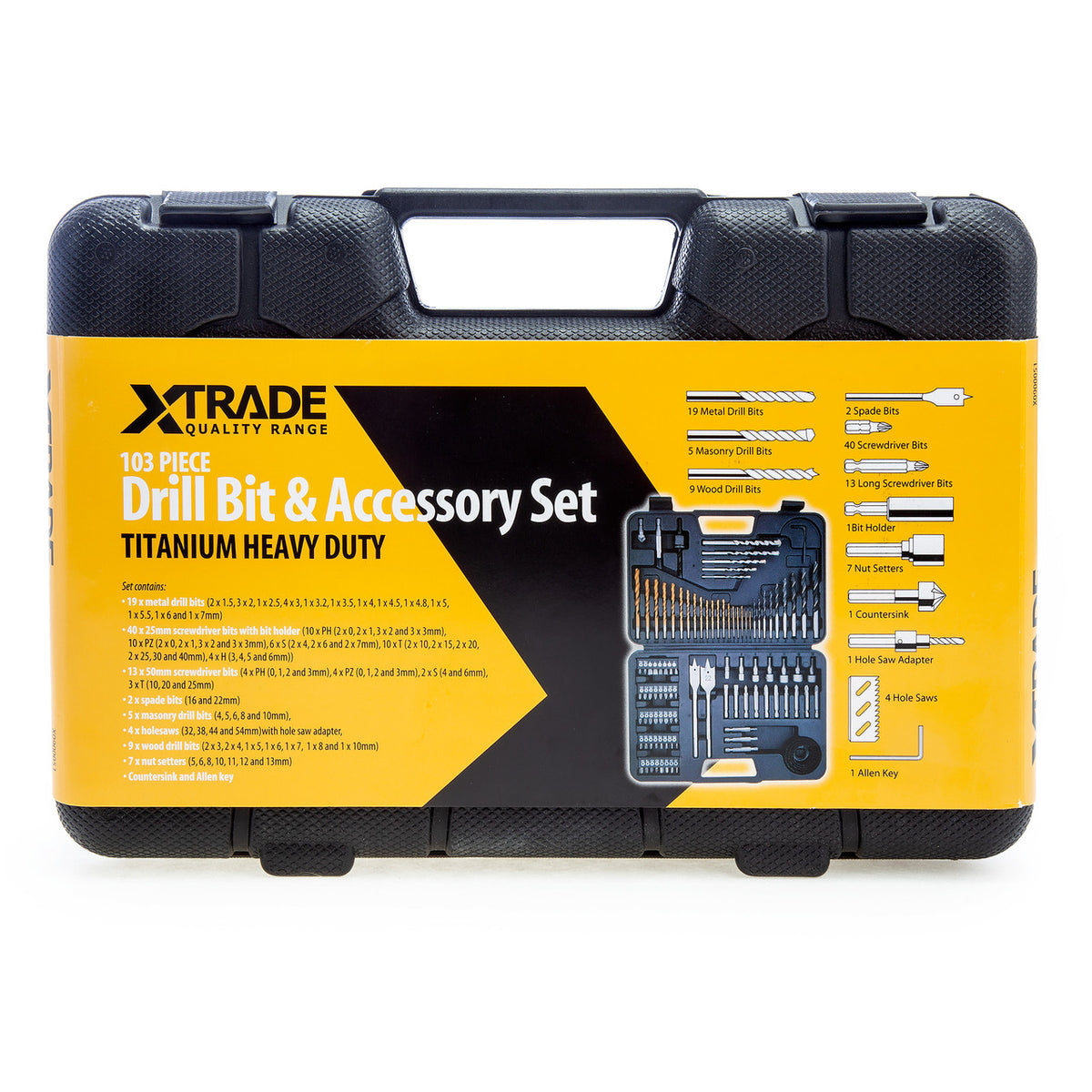 Drill Bit & Accessory Set (103 Piece) – Built Tough