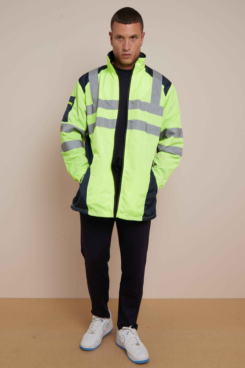 Lightweight Hi Visibility Road Jacket - Yellow – Built Tough