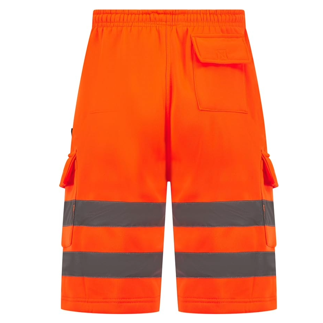 High Visibility Work Shorts - Hi Vis Orange – Built Tough