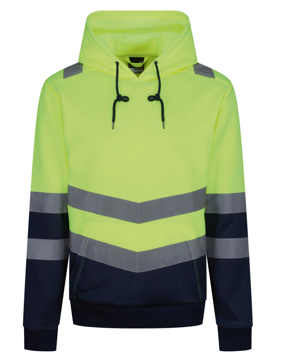 Regatta Pro Hi Vis Overhead Yellow Hoody – Built Tough