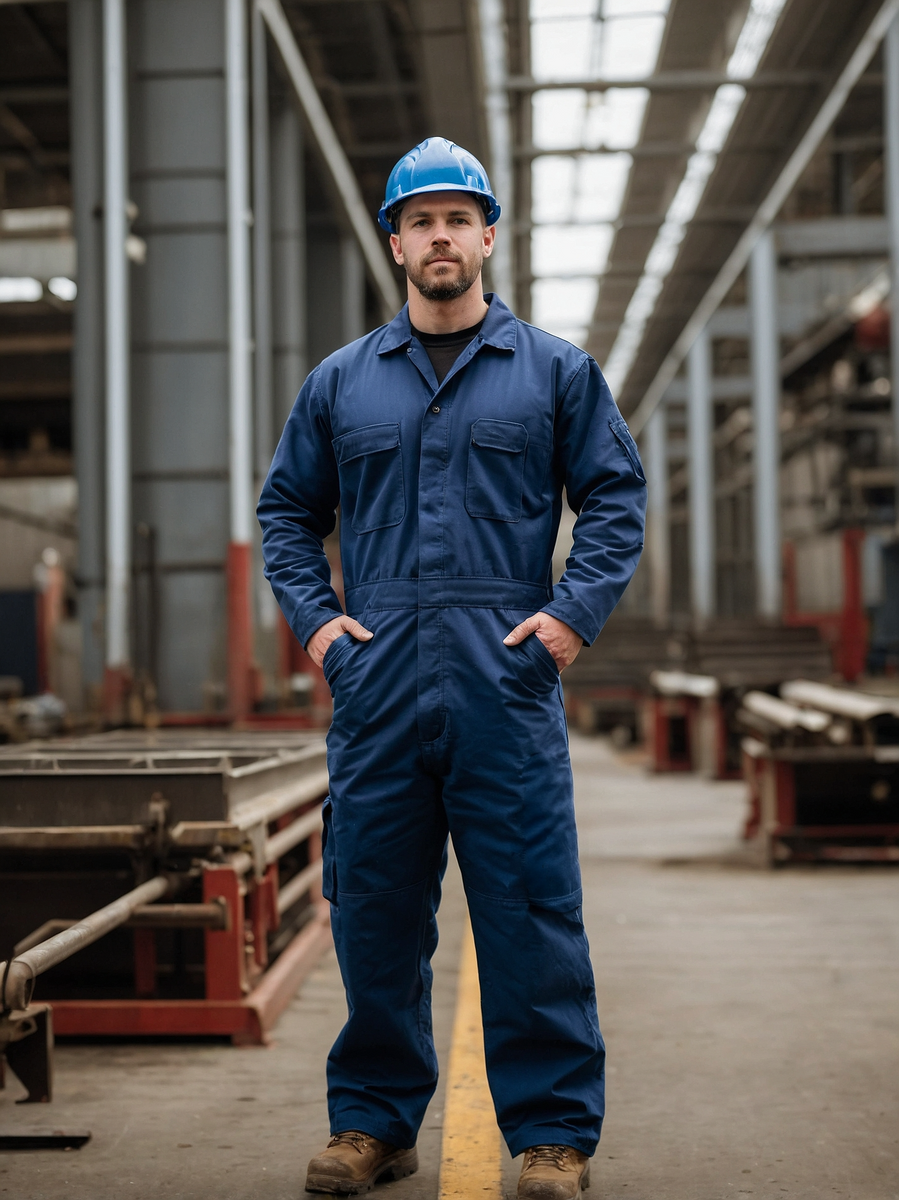 Blue Boiler Suit Coverall – Built Tough